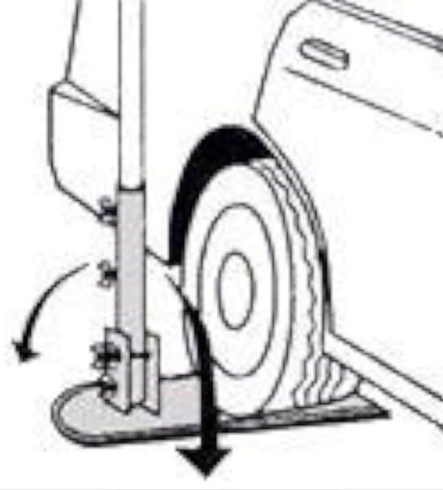 Funktechnik von Allmen - Comet MCB-3 KFZ-Auffahrfuss für Antennenmast